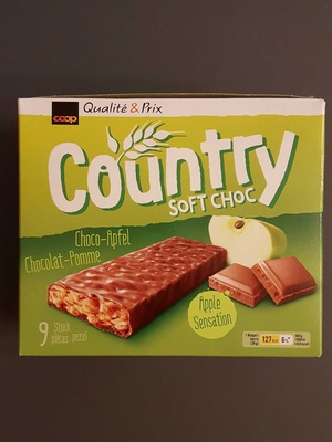 Country SOFT CHOC Choco-Apfel - Coop Qualité &Prix, coop - 252g 9×28g ...