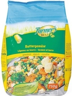 Buttergemüse gewürtz - Farmer's Best,Migros - 750 g | Jeff's Finest